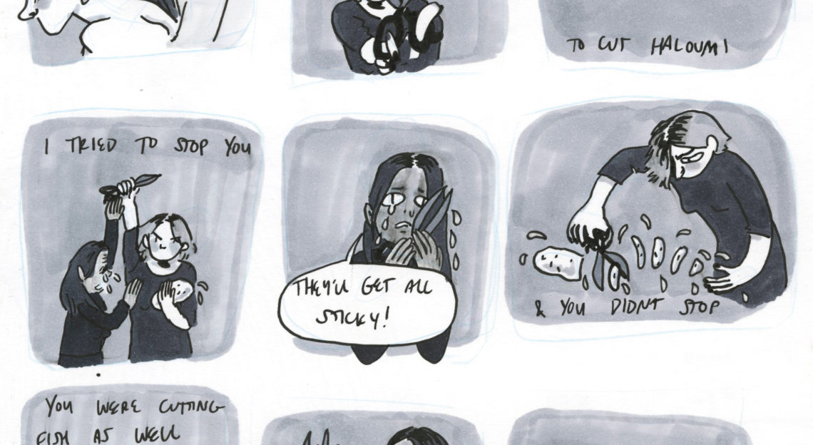 Haloumi (comic) – arts, ink.