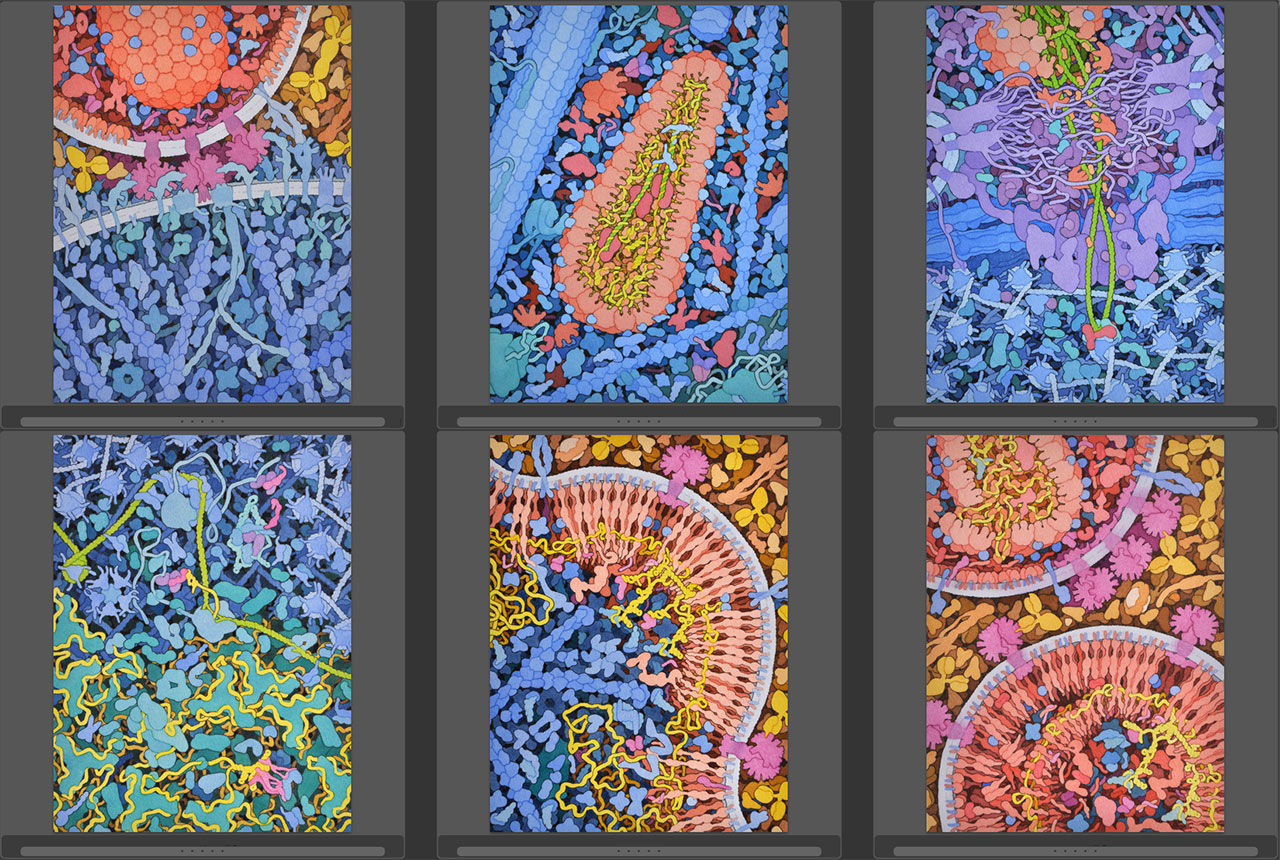 Viral art – arts, ink.