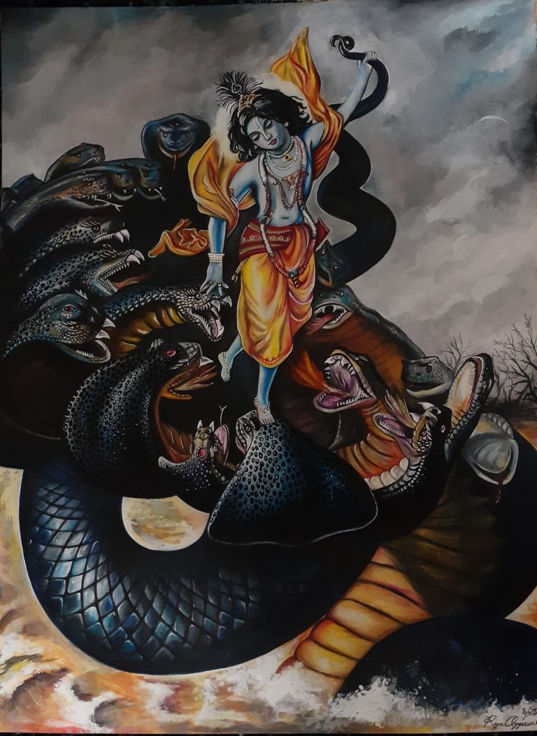The Indian Artist: The Multi-Headed Serpent – arts, ink.