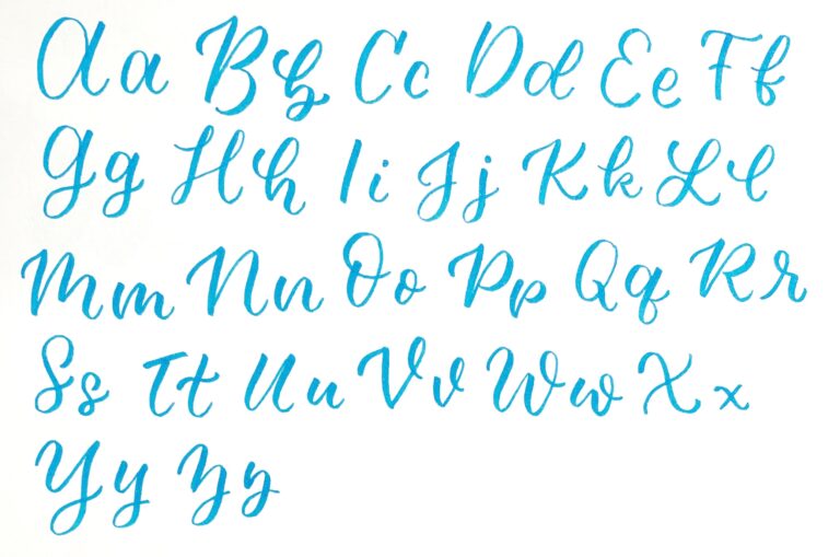 Letters by Lydia: Cursive vs Calligraphy vs …? – arts, ink.