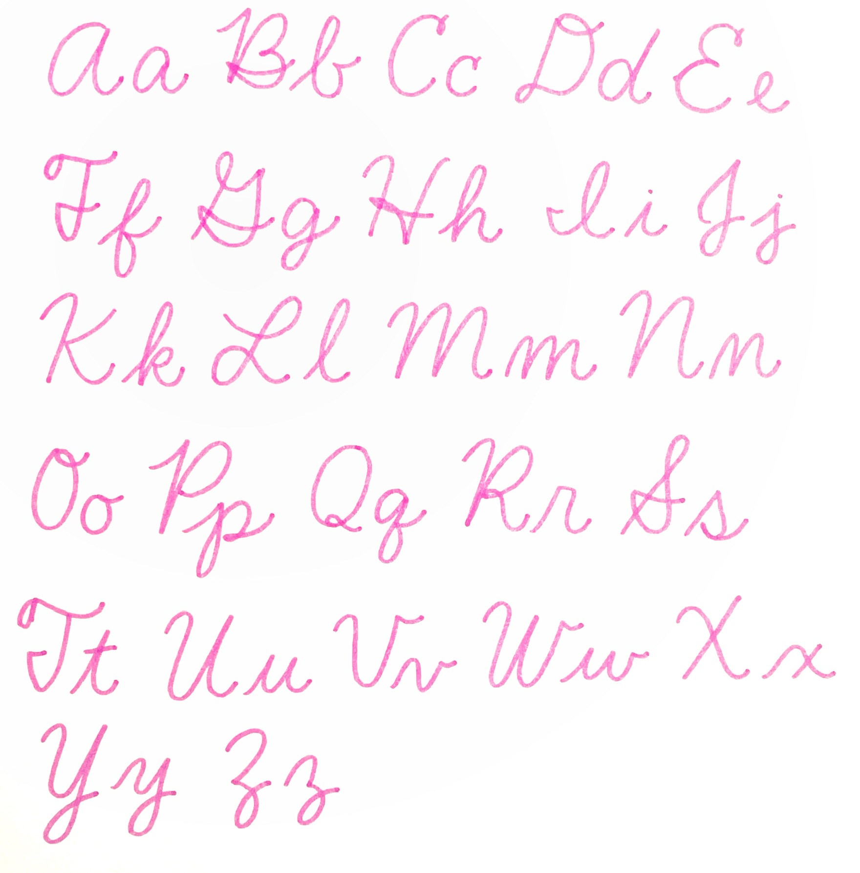 Letters by Lydia: Cursive vs Calligraphy vs …? – arts, ink.