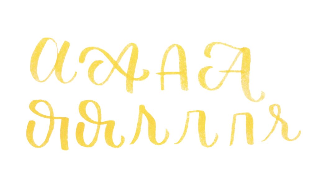 Letters by Lydia: Cursive vs Calligraphy vs …? – arts, ink.