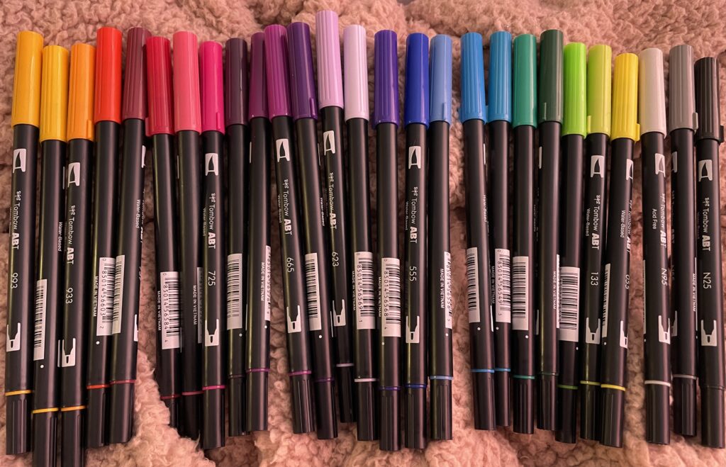 Letters by Lydia: Tombow Dual Brush Pens – arts, ink.